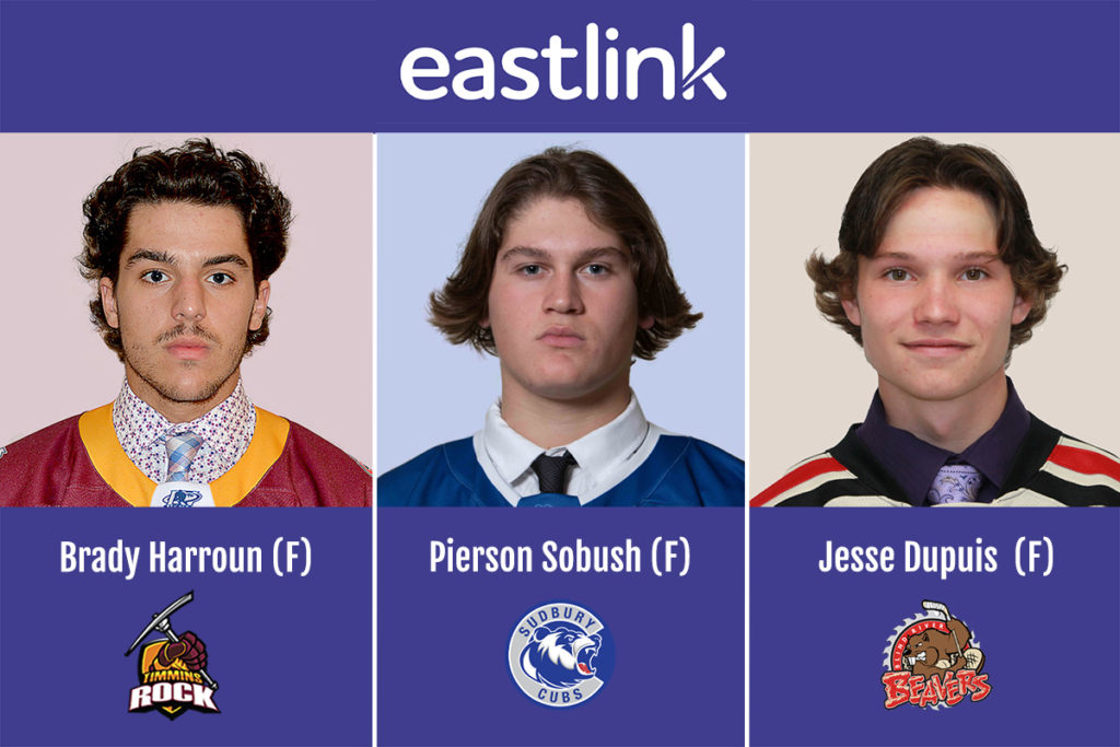 NOJHL names its Eastlink TV 3 Stars of the Week | NOJHL League Site