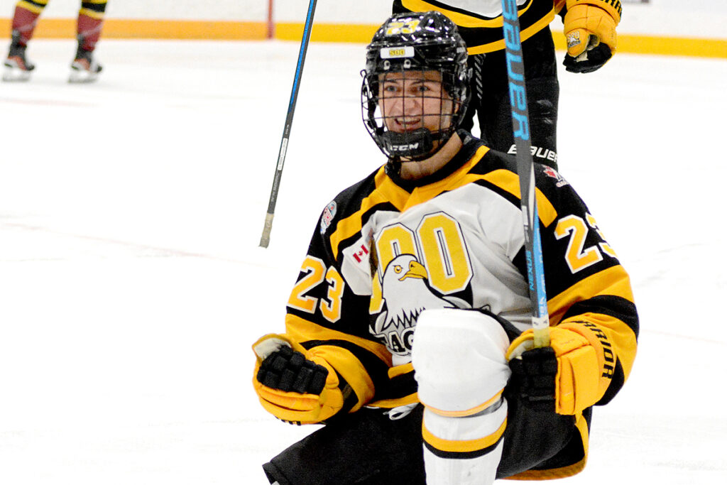 GALLERY: Pouliot pots pair on Eagles win over Rock | NOJHL League Site